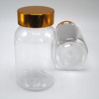China 120ml Wide Mouth PET Pill Bottle with Flip Top Cap for Custom Supplement Containers for sale