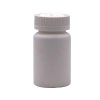 China 100ml PE Bottle Wide Mouth Plastic Empty Bottles Capsule Containers with Screw Cap for sale