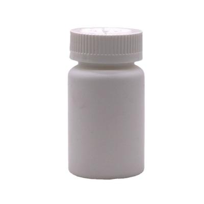China 100ml PE Bottle Wide Mouth Plastic Empty Bottles Capsule Containers with Screw Cap for sale