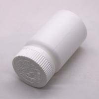 China 100ml PE Bottle Wide Mouth Plastic Empty Bottles Capsule Containers with Screw Cap for sale
