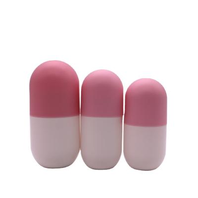 China 120ml HDPE Capsule Shaped Pill Medicine Bottle for Dietary Supplements for sale