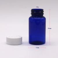 China 75ml Round Shape PET Plastic Bottle with Screw Cap and Custom Label Printing Service for sale