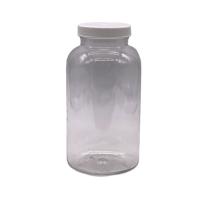 China Customizable Wide Mouth Pill Bottle PET Container for Medicine Supplement Packaging for sale