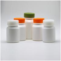 China Medicine Solid Tablet Capsule Storage 175mL PE Plastic Bottle with Gear Cover for sale