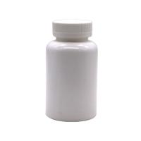 China 300ml HDPE Round Plastic Capsule Bottle for Pill Medicine Supplement 43mm Neck for sale