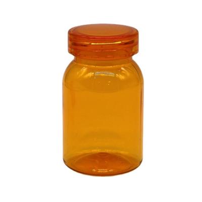 China 90ml PET Plastic Pill Bottle 38mm Neck for Capsules Tablets OEM Custom for sale