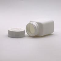 China 80ml HDPE Square Bottle with 38mm Screw Cap and Kid Safety Cap Custom Color for sale