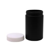 China 250ml HDPE Plastic Food Jar with Screw Cap and Heat Induction Liner for Medicine Industrial Use for sale