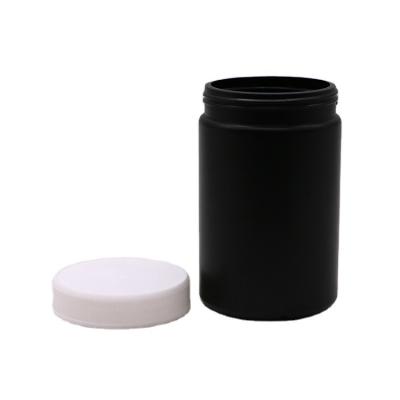 China 250ml HDPE Plastic Food Jar with Screw Cap and Heat Induction Liner for Medicine Industrial Use for sale