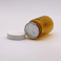 China Amber PET 48ml Screw Cap Plastic Bottle for Medicine Packaging and Storage for sale