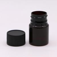 China Recyclable BPA free Material 25ml PET Plastic Pill Bottle for Solid Medicine Vial for sale