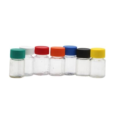 China 15ml PET Pill Bottle Child Safety Cap Recyclable BPA Free Custom Service Medicine Container for sale