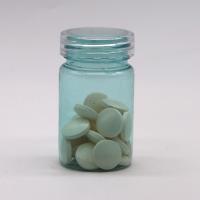 China 70ml PET Plastic Pill Bottle for Health Care with Gold Silver Cap for sale