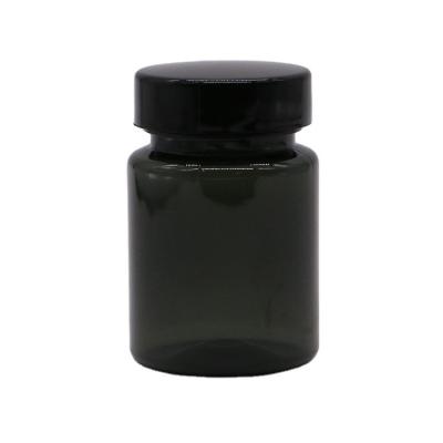 China 70ml PET Transparent Medicine Bottle with Screw Cap OEM Custom Plastic Container for sale