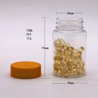 China Food Grade Transparent Cylinder Cap for 75ml PET Jar Pharmaceutical Packaging for sale