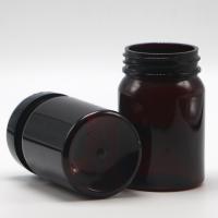 China Screen Printing 80ML PET Medical Plastic Refillable Bottle for Capsule Pill for sale