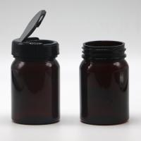 China Screen Printing 80ML PET Medical Plastic Refillable Bottle for Capsule Pill for sale