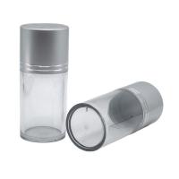 China 80mL PET Cylinder Wide Mouth Plastic Bottle with Aluminum Lid for Medicine for sale