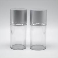 China 80mL PET Cylinder Wide Mouth Plastic Bottle with Aluminum Lid for Medicine for sale