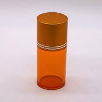 China 80mL PET Cylinder Wide Mouth Plastic Bottle with Aluminum Lid for Medicine for sale