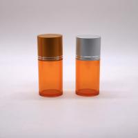 China 80mL PET Cylinder Wide Mouth Plastic Bottle with Aluminum Lid for Medicine for sale