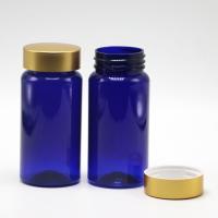 China 100ml PET Sterile Medicine Plastic Bottle with Gold Cap for Pills Tablets Custom Color for sale