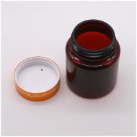 China Gold Coating Cap PET Medicine Bottle 100cc Refillable Sterile Pill Tablet Capsule for sale