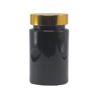 China PET 120ml Black Plastic Bottle for Medicine Pill Capsule Supplement for sale