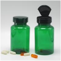 China Translucent Supplement Bottles 120mL 4oz PET Capsule Bottles with Safety Cap for sale