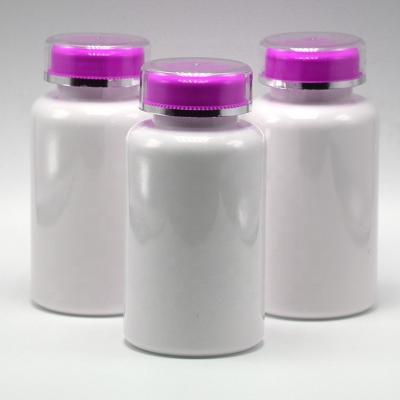 China 200ml PET Plastic Pill Bottle 38mm Neck Diameter for Medicine Capsules Tablets with OEM Service for sale