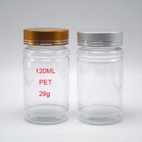 China PET Collar 120ml Bamboo Shape Plastic Bottle Screw Cap for Medicine Pill Capsule Supplement for sale