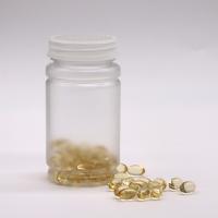 China PET Collar 120ml Bamboo Shape Plastic Bottle Screw Cap for Medicine Pill Capsule Supplement for sale
