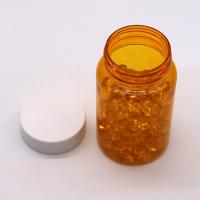 China 150ml PET Plastic Orange Pill Bottle for Medicine Supplement Packaging for sale
