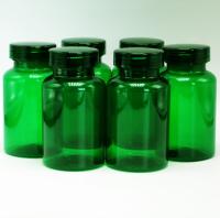 China Industrial Medicine PET Bottle 150mL 5oz Custom Color Emboss CRC Aluminium Cap for sale