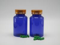 China Industrial Medicine PET Bottle 150mL 5oz Custom Color Emboss CRC Aluminium Cap for sale