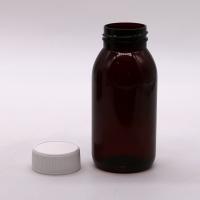 China Customizable 180ml PET Round Sterile Cough Syrup Oral Liquid Bottle with Child Safety Cap for sale