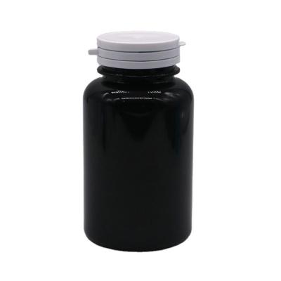 China Customize Color PET 250ml Round Plastic Bottle for Medicine Capsule Container for sale