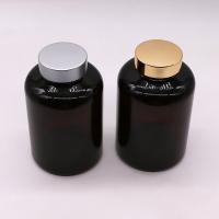 China 500ml PET Medicine Container with Screw Cap and Custom Color Label Stickers for sale