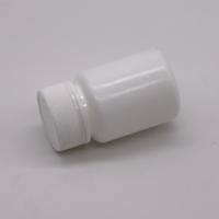 China 30mL HDPE White Plastic Pill Bottle with Child Safety Cap for Medicine Storage for sale