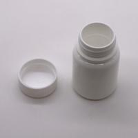 China 30mL HDPE White Plastic Pill Bottle with Child Safety Cap for Medicine Storage for sale