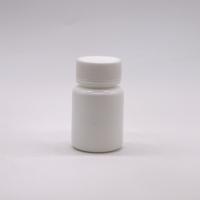 China 30mL HDPE White Plastic Pill Bottle with Child Safety Cap for Medicine Storage for sale