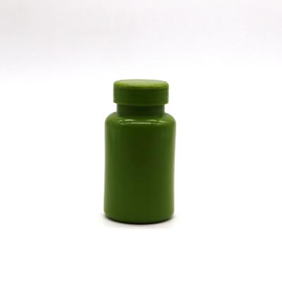 China Plastic HDPE Bottle 150ml 5oz Wide Mouth Empty Capsule Containers with Flip Cap for sale