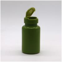 China Plastic HDPE Bottle 150ml 5oz Wide Mouth Empty Capsule Containers with Flip Cap for sale