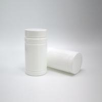 China Child Proof Cap 80ML PE Plastic Bottle for Tablet Screw Cap Sealing Type Free Samples for sale