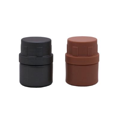 China 25ml White HDPE Empty Refillable Solid Medicine Capsule Bottle for Chemical Powder for sale