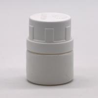 China 25ml White HDPE Empty Refillable Solid Medicine Capsule Bottle for Chemical Powder for sale