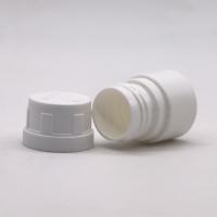 China 25ml White HDPE Empty Refillable Solid Medicine Capsule Bottle for Chemical Powder for sale