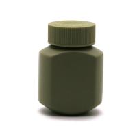 China Child-Resistant Cap HDPE 60ml Square Plastic Bottles for Tablets and Organic Capsules for sale