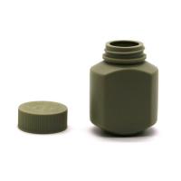 China Child-Resistant Cap HDPE 60ml Square Plastic Bottles for Tablets and Organic Capsules for sale