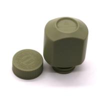 China Child-Resistant Cap HDPE 60ml Square Plastic Bottles for Tablets and Organic Capsules for sale